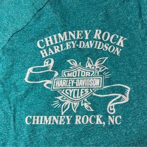 Harley-Davidson | Tops | Harleydavidson Womens Teal Long Sleeve Tee ...